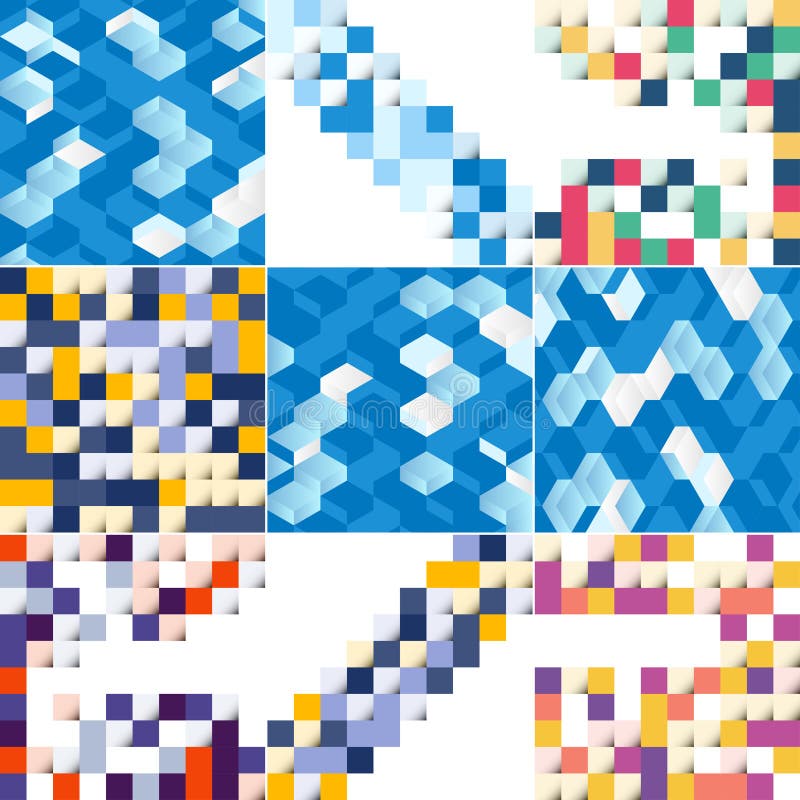 Vector Illustration of Abstract Squares Suitable As a Background Design ...