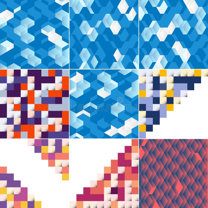 Vector Illustration of Abstract Squares Suitable As a Background Design ...