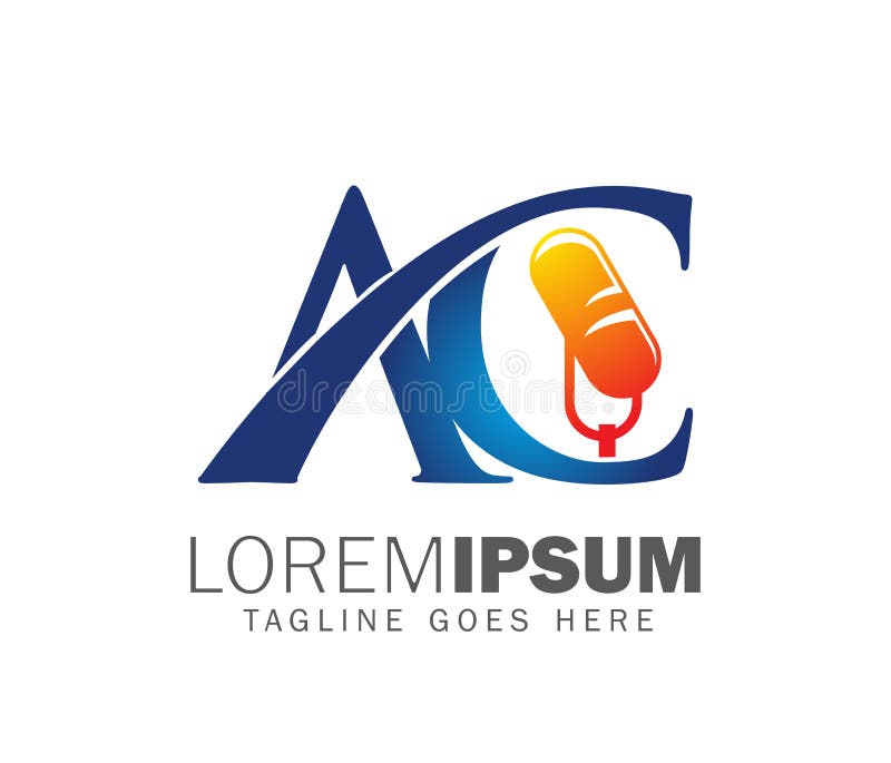 VCS Monogram Initial Logo Sign Stock Vector - Illustration of ...