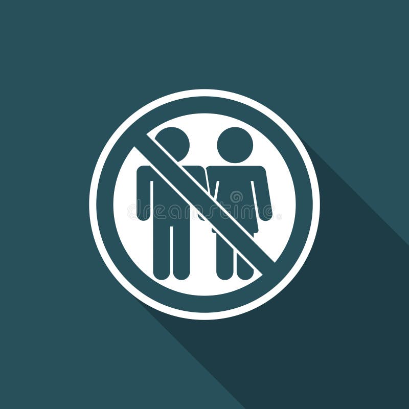 Vector Illustration of Access Forbidden for Partners Icon Single ...