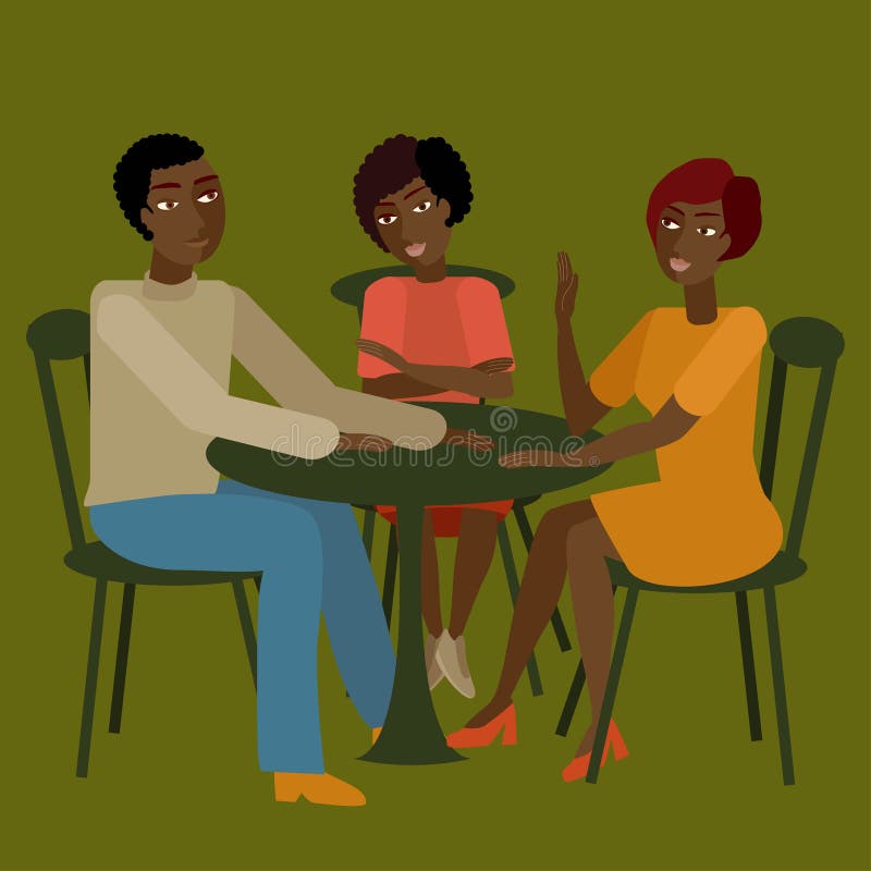 Family Conversation Stock Illustrations – 10,017 Family Conversation ...