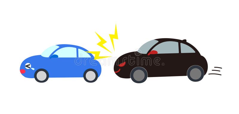 Vector Illustration of Aggressive Driving Stock Vector - Illustration ...