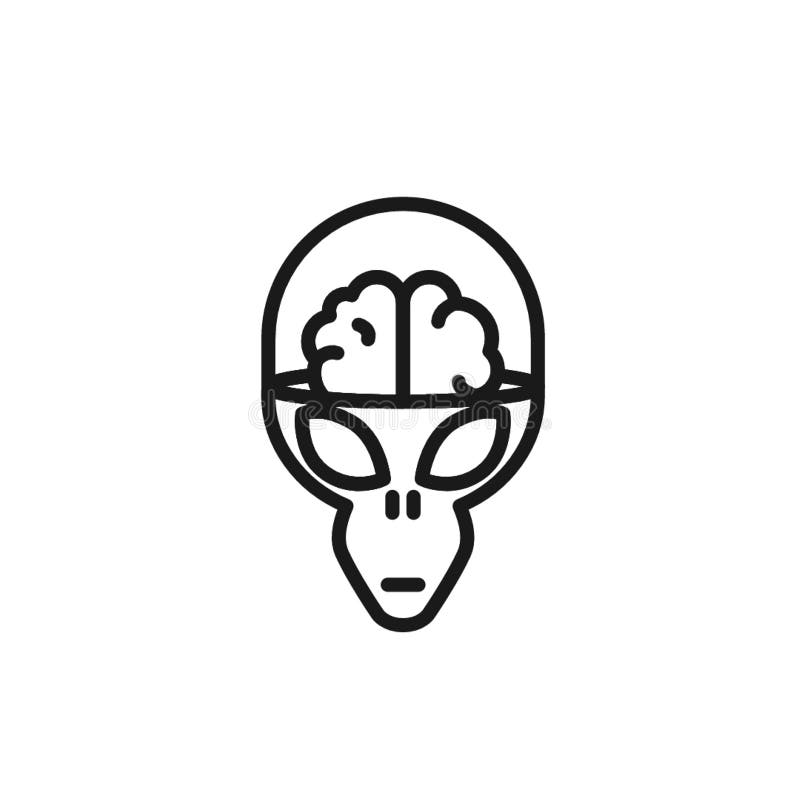 Vector of an Illustration of an Alien with Eyes Stock Illustration ...