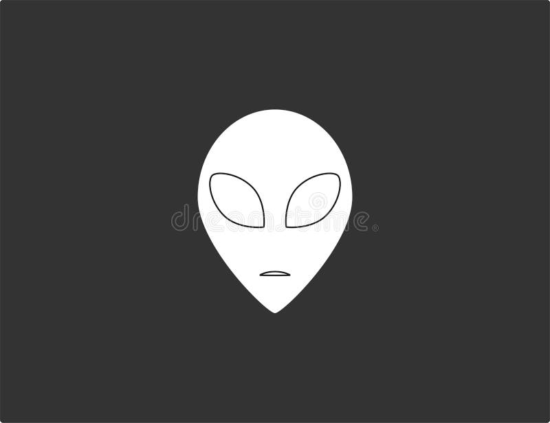 Alien Head, Character Icon. Vector Illustration. Stock Vector ...