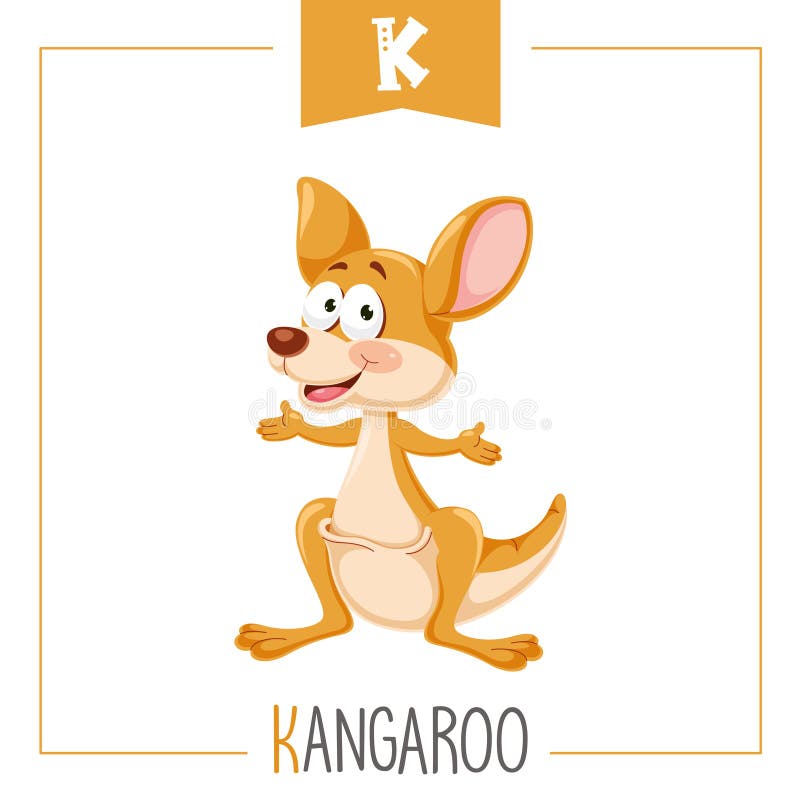Letter K Kangaroo Stock Illustrations – 160 Letter K Kangaroo Stock ...