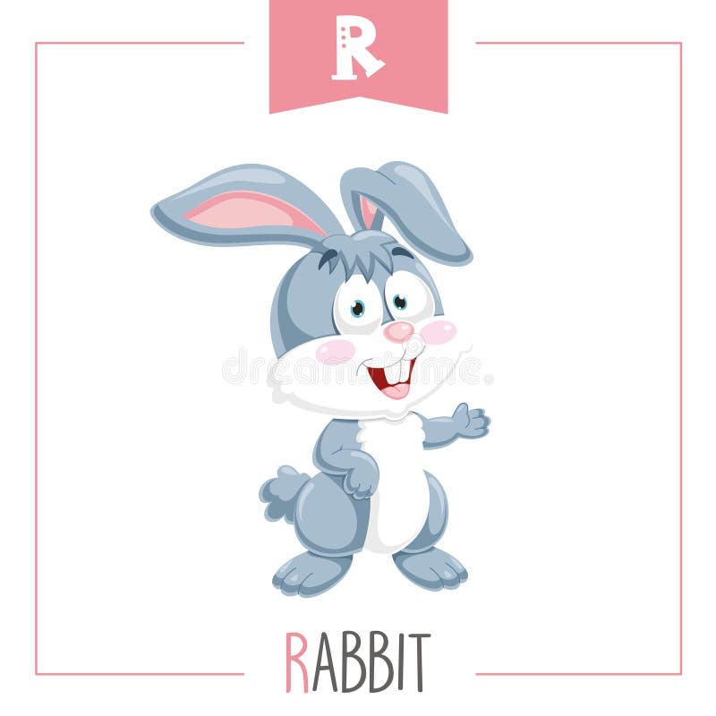 Letter R Rabbit Stock Illustrations – 215 Letter R Rabbit Stock ...