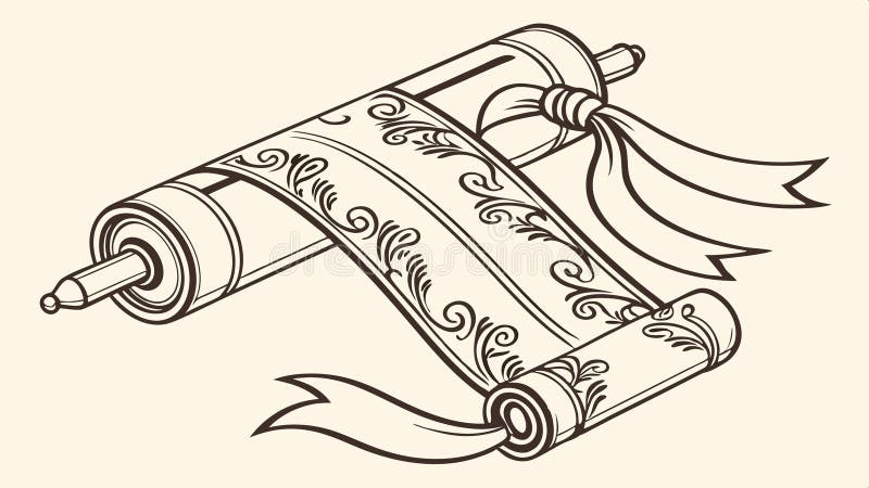 Ancient Scroll Illustration, Historical Document and Paper Vector ...