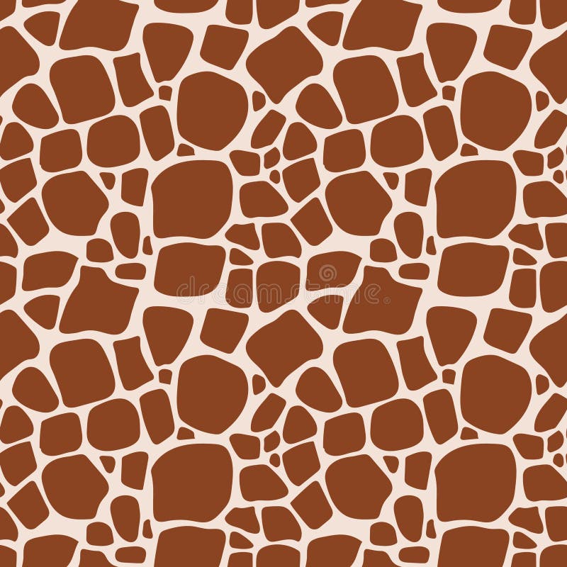 Vector Illustration, Animal Pattern, Giraffe Spots Stock Illustration ...
