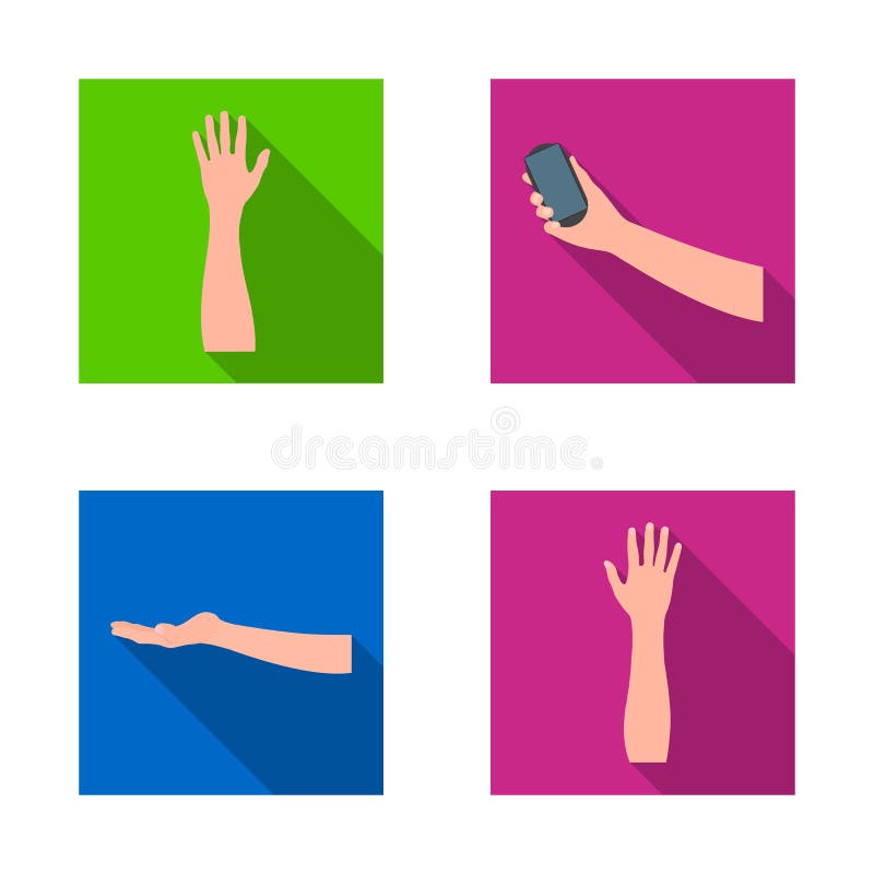 Vector Design of Animated and Thumb Icon. Collection of Animated and ...