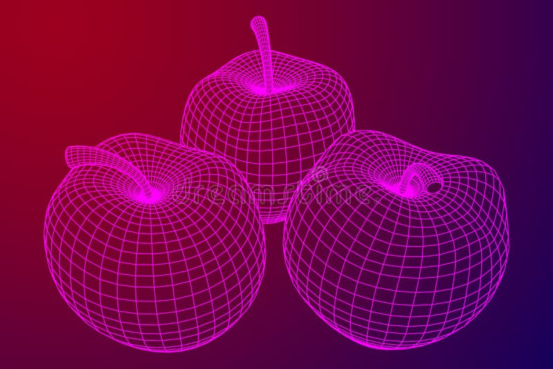 Vector Illustration of Apple Stock Vector - Illustration of nutrition ...