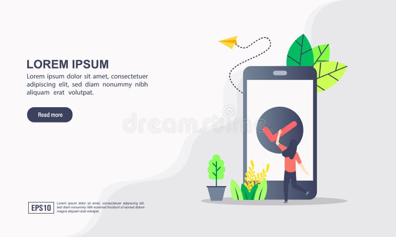 Vector Illustration of Application Development and Digital Marketing ...