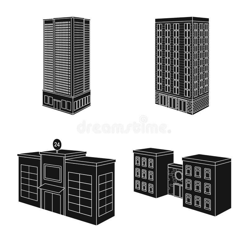 Vector Design of Architecture and Estate Logo. Collection of ...