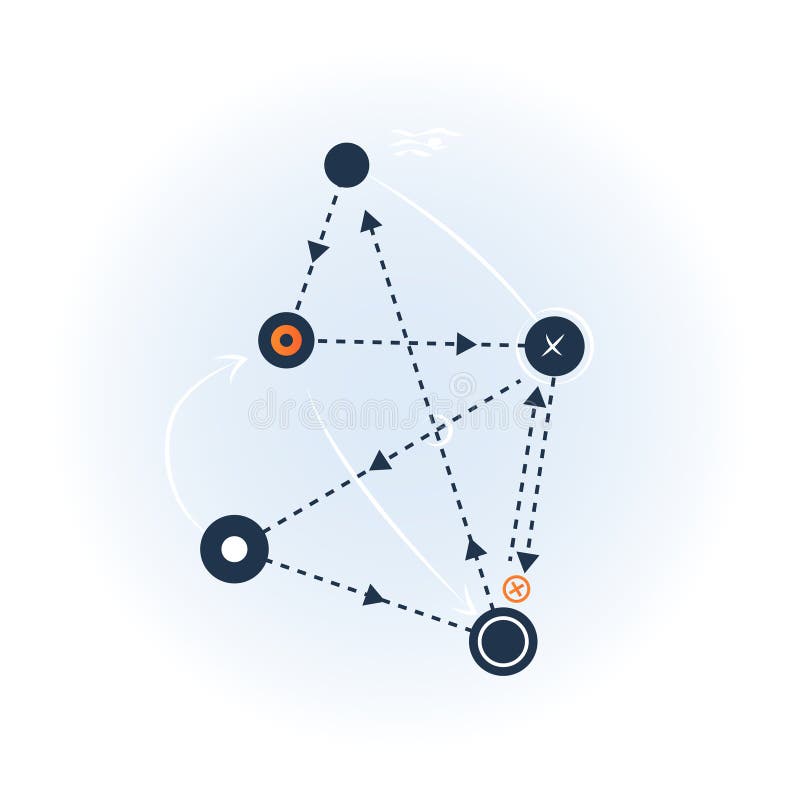 Vector Illustration of Arrows Pointing in Different Directions. the ...