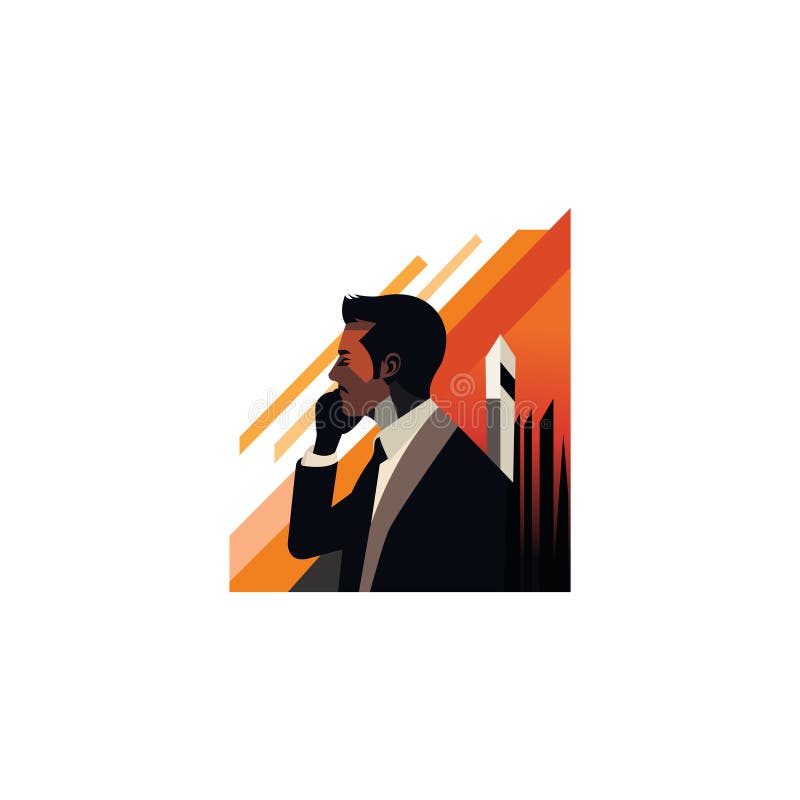 Vector Illustration Art of Bad Guy Stock Illustration - Illustration of ...