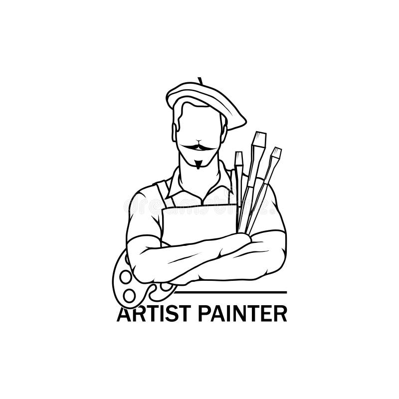 Artist Creative Boy Vector Character Stock Illustrations – 1,603 Artist ...