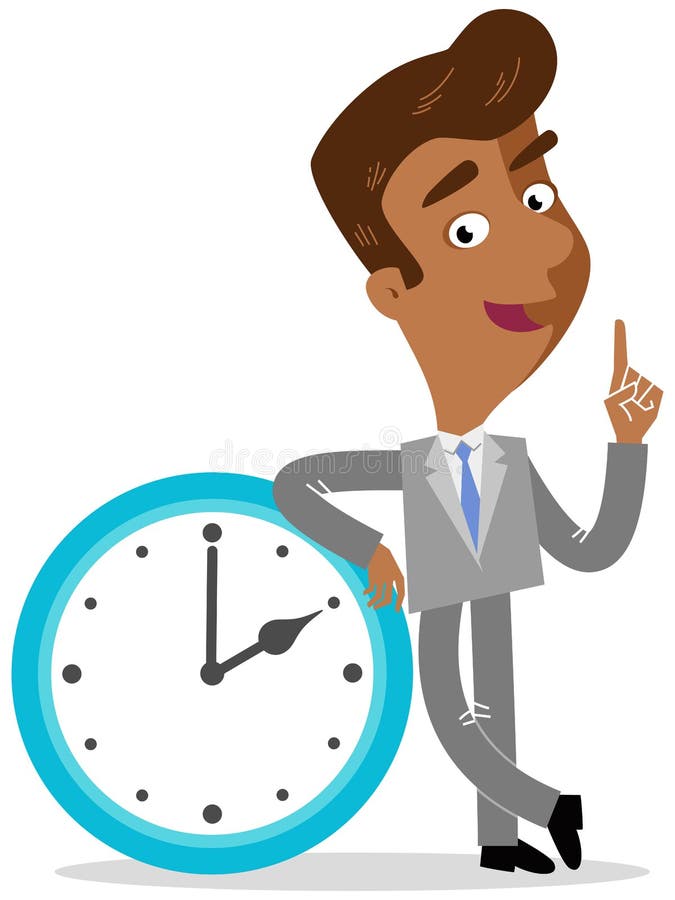 Vector Illustration of an Asian Cartoon Businessman Leaning on Giant ... Vector Illustration of an Asian Cartoon Businessman Leaning on Giant ...