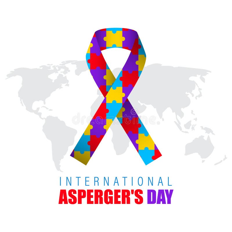 Vector Illustration for Asperger`s Day Stock Vector - Illustration of ...