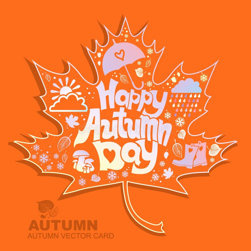 Fall frame stock vector. Illustration of harvesting, creative - 11025849