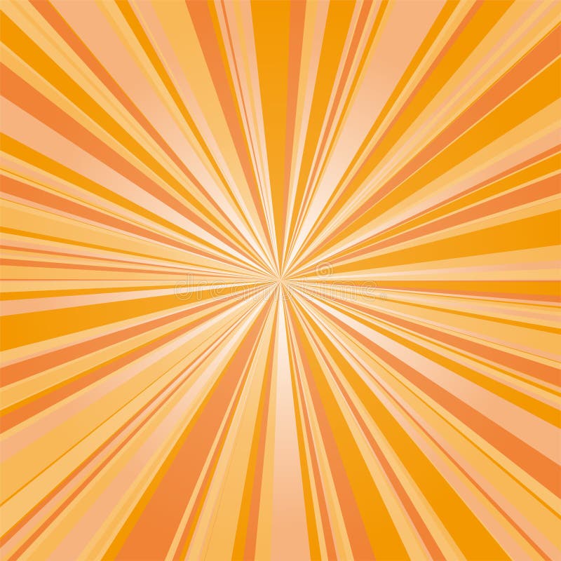 Autumn Orange Flash with Gradation -square Version Stock Illustration ...
