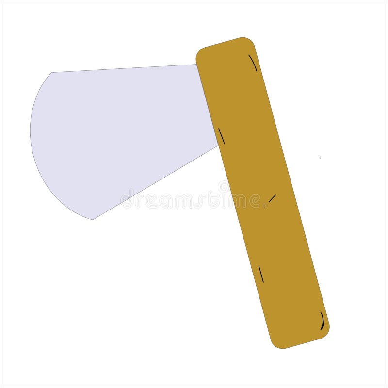 Vector Illustration Axe. Vector Design Battle Axe Stock Vector ...