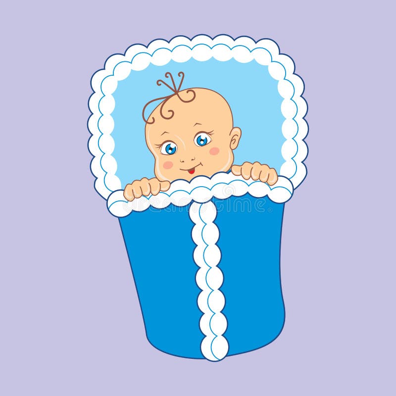 Vector Illustration of Babies. Stock Illustration - Illustration of ...