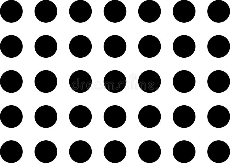 Vector Illustration of a Background with Black Dots Stock Illustration ...