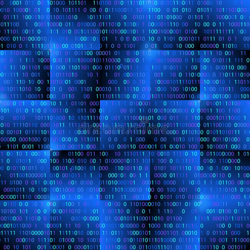 Background with Digital Elements Stock Vector - Illustration of ...