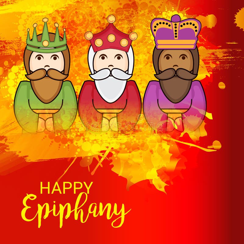 Happy Epiphany. stock illustration. Illustration of festival - 106538165