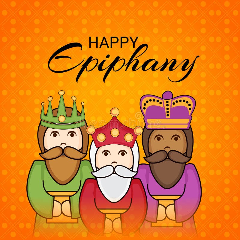 Happy Epiphany. stock illustration. Illustration of design - 106538652