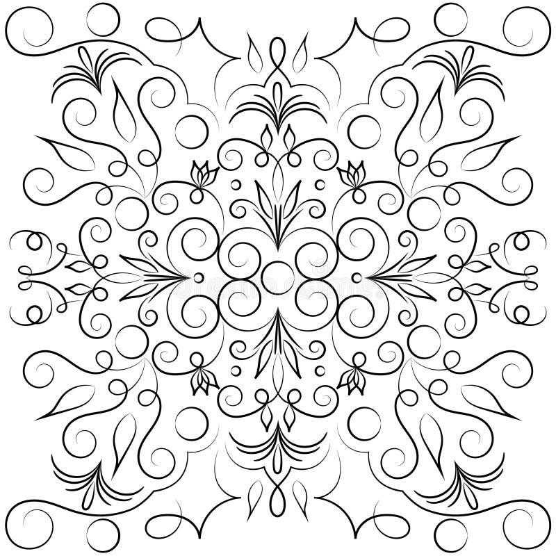 Intertwining Pattern Black White Stock Illustrations – 641 Intertwining ...