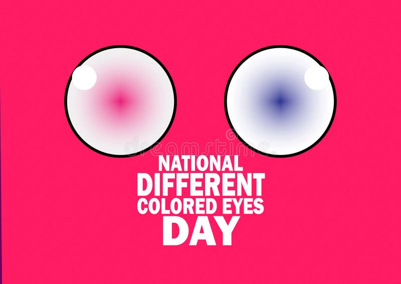 Vector Illustration of a Background for National Different Colored Eyes ...