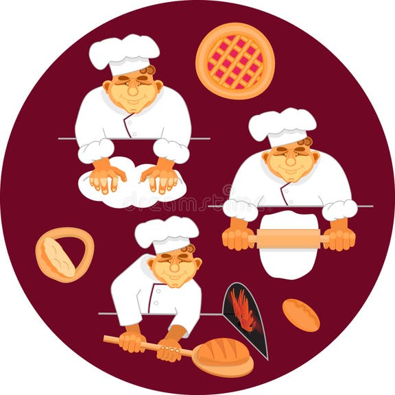 Cartoon Making Bread Stock Illustrations – 1,608 Cartoon Making Bread ...