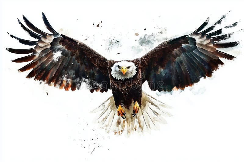 Vector Illustration of a Bald Eagle Ai Illustration Stock Illustration ...