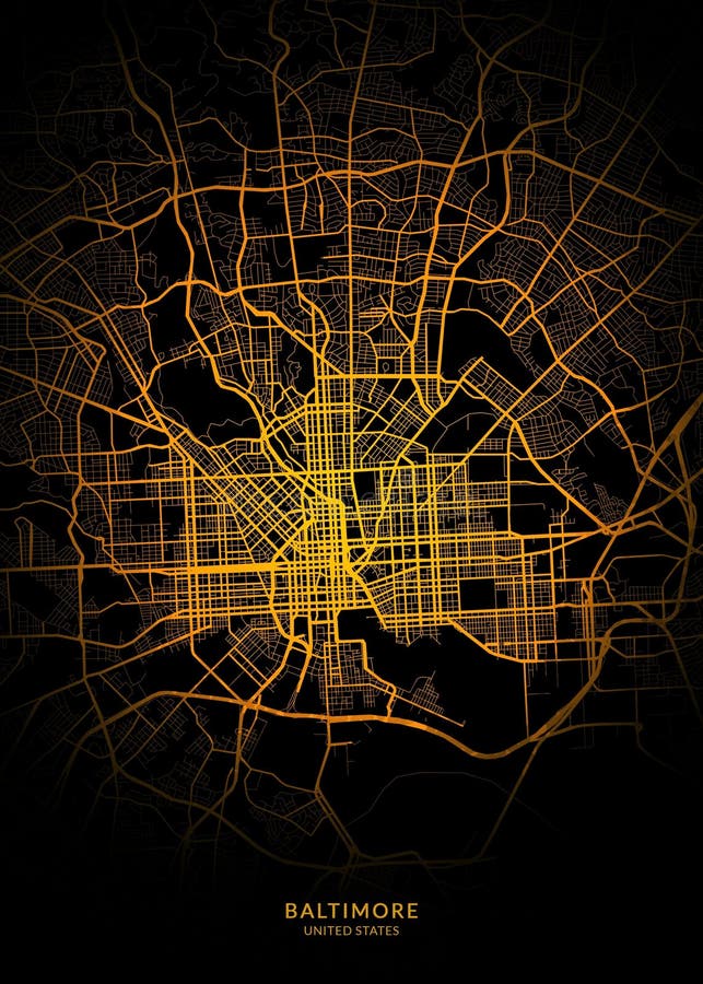 Baltimore Map Vector Stock Illustrations – 327 Baltimore Map Vector ...