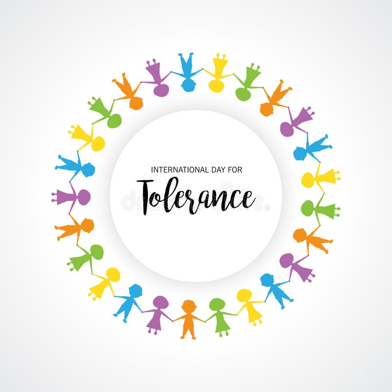 International Day for Tolerance. Stock Illustration - Illustration of ...