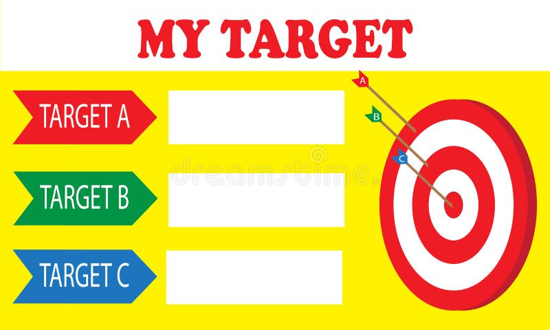 Vector Illustration, Banner Background Wallpaper and Editable Target ...