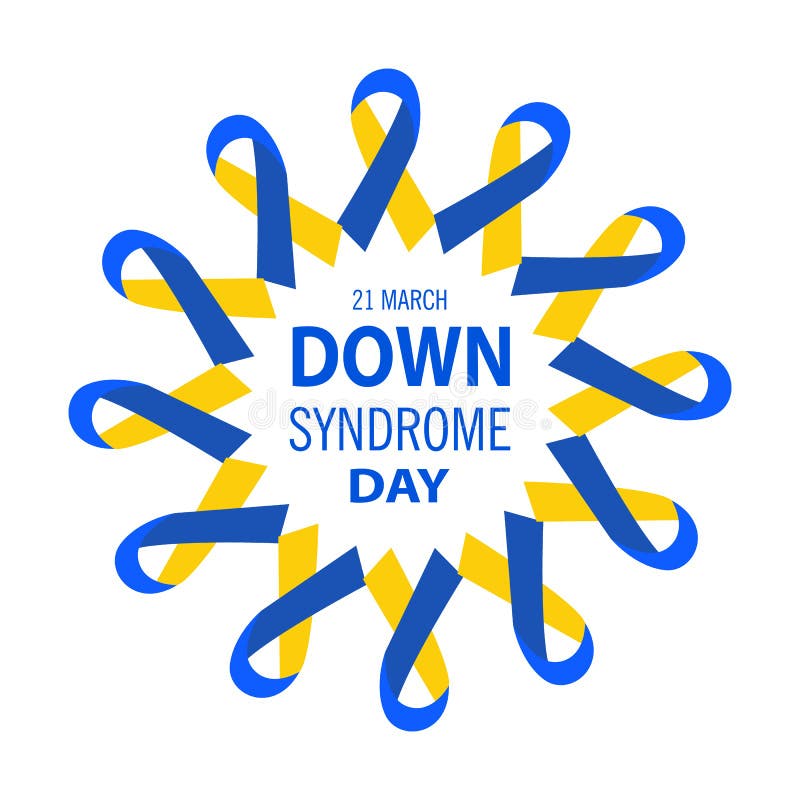 Down Syndrome Illustration, White Background, Stock Vector ...