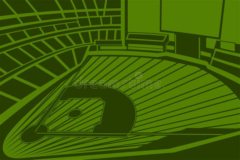 Baseball Field Silhouette Stock Illustrations – 3,180 Baseball Field ...