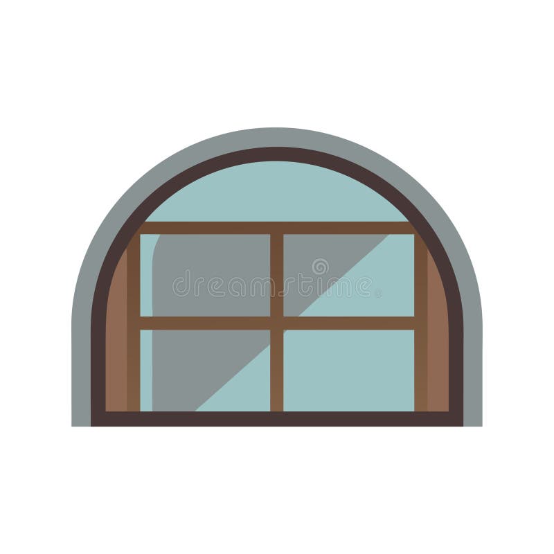 Basement Window Design Vector Illustration Stock Illustration ...