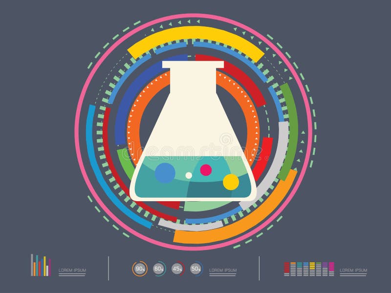 Vector Illustration of Beaker Icon Stock Vector - Illustration of ...