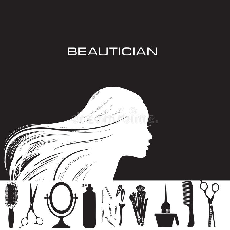 Vector Illustration of Beautician Stock Vector - Illustration of woman ...