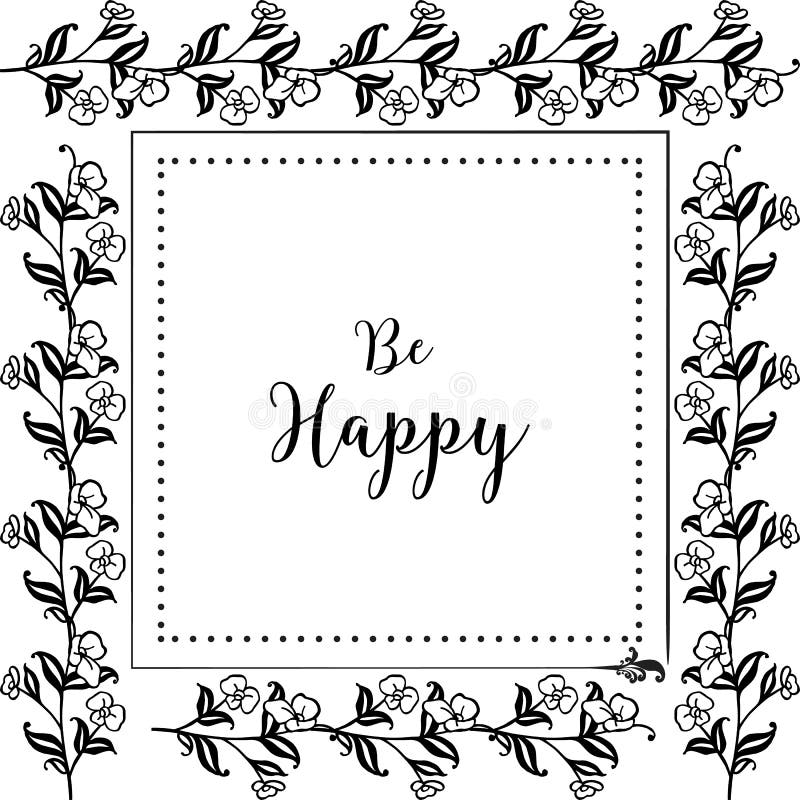 Vector Illustration Beautiful Design Flower Frame with Invitation Be ...