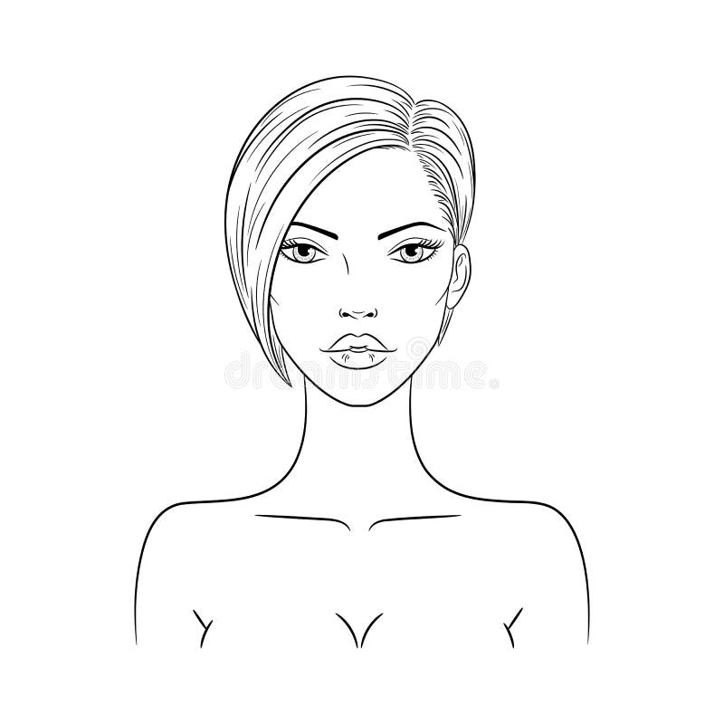 Vector Illustration Of A Beautiful Fashion Woman Stock Vector