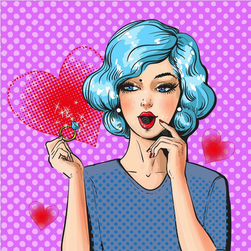 Surprised Woman Looking Up Stock Illustrations 97 Surprised Woman