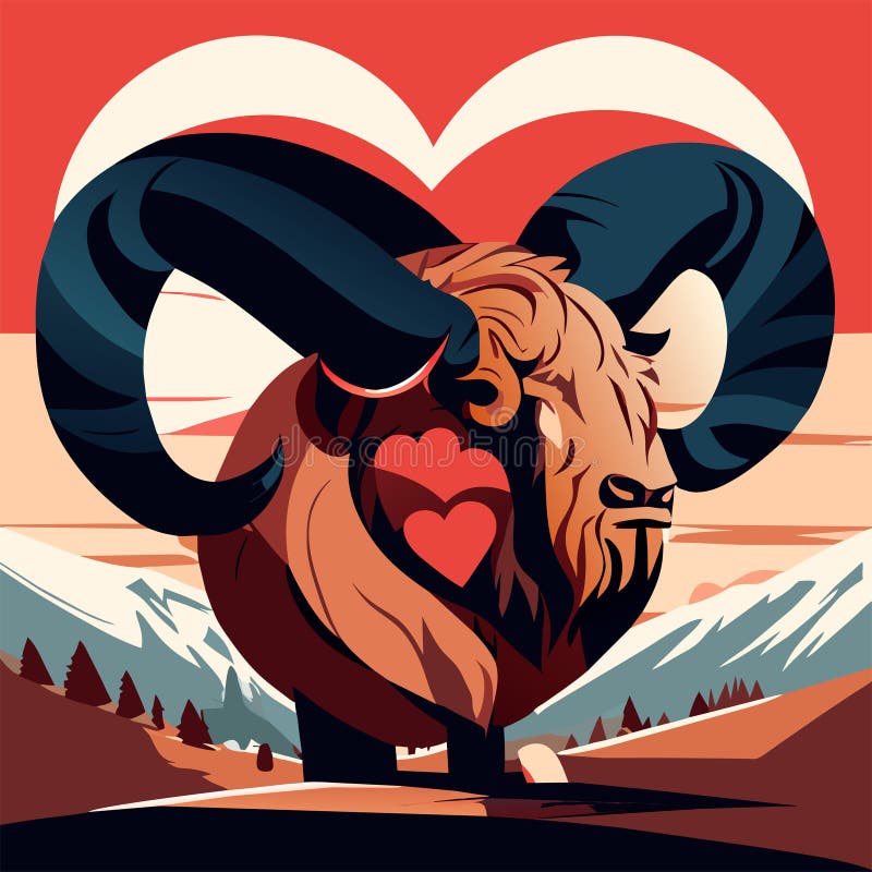 Horned Heart Stock Illustrations – 1,750 Horned Heart Stock ...