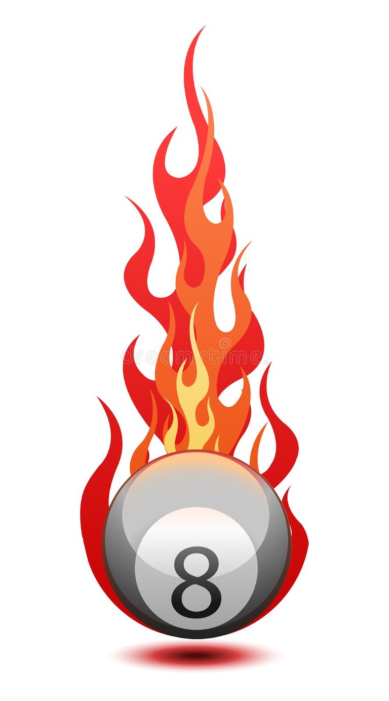 Eight Ball Fire Stock Illustrations – 140 Eight Ball Fire Stock ...
