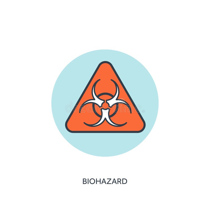 Illustration Biohazard Background Stock Illustration - Illustration of ...