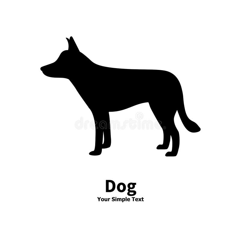 Dog Outline Side Stock Illustrations – 2,605 Dog Outline Side Stock ...