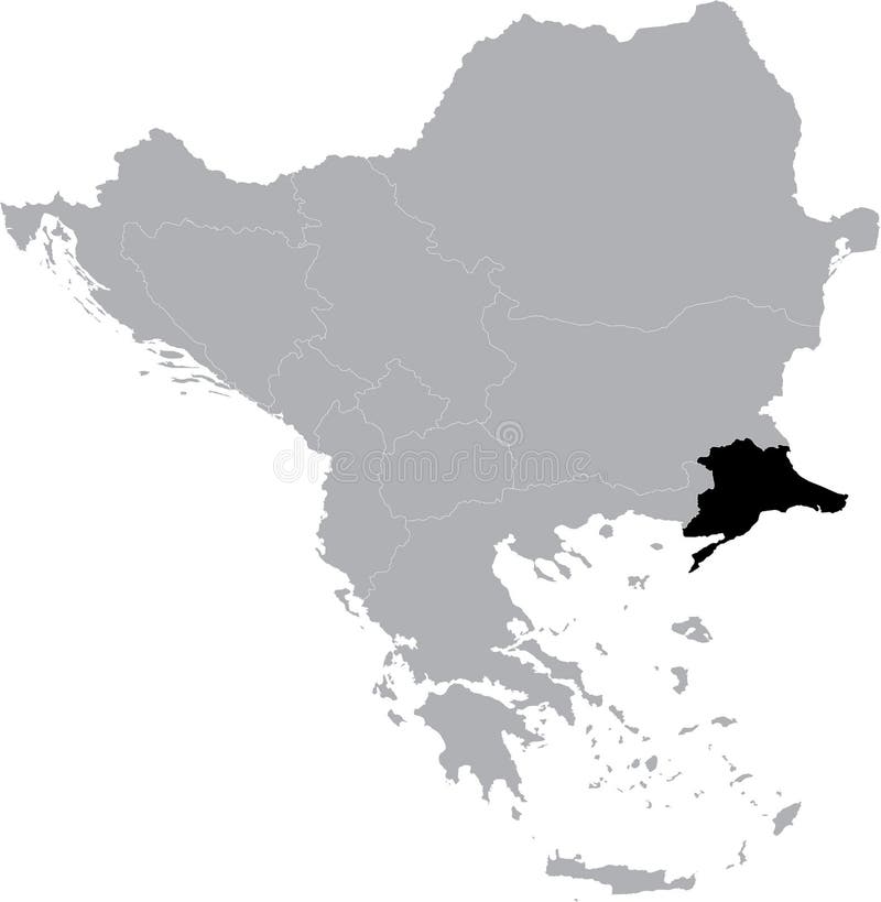 map balkans turkey