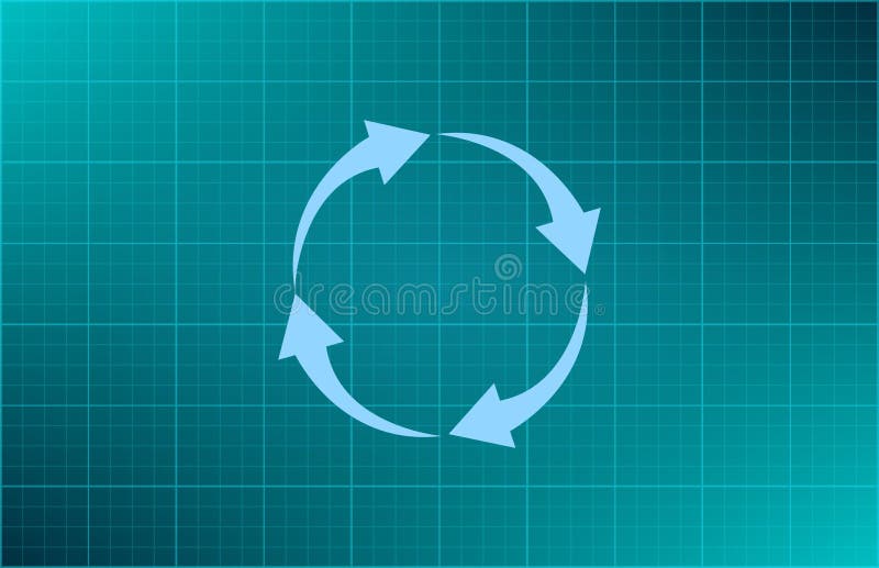 Vector Illustration Blue Background Stock Vector - Illustration of ...